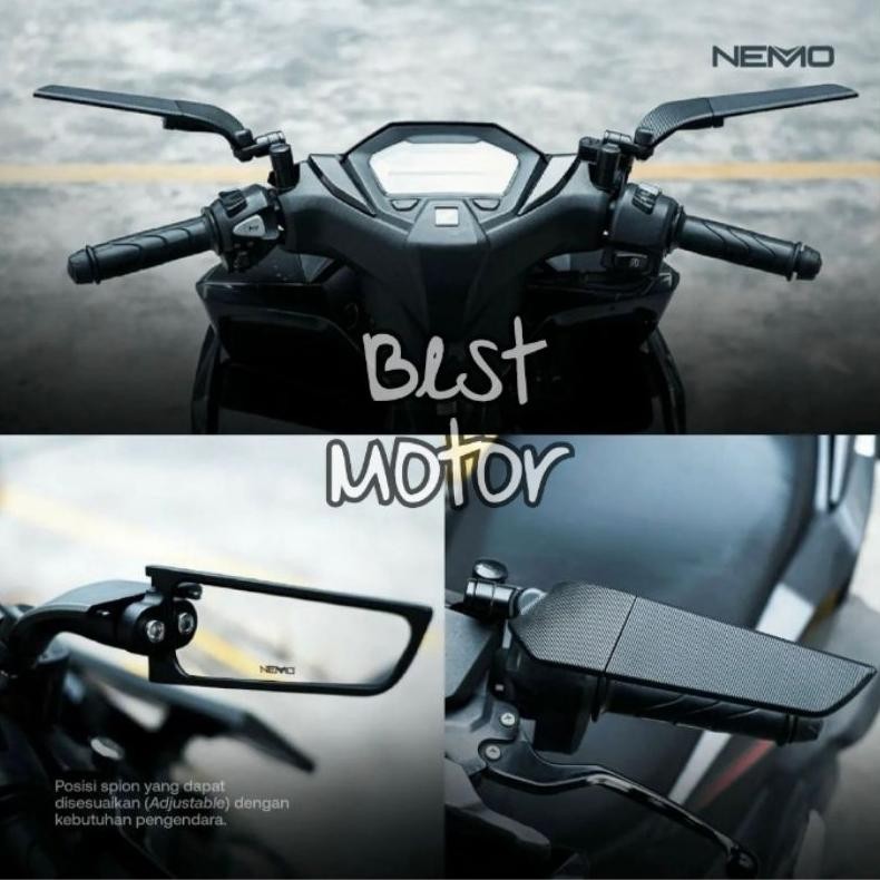 Jual SPION WINGLET NEMO DIATAS STANG SPION MODEL RIZOMA KACA CEMBUNG ...