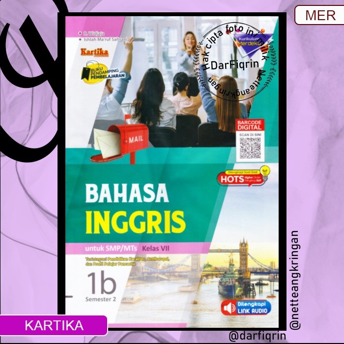 Jual LKS Bahasa Inggris Kelas 7 8 9 Semester 2 SMP/MTs KURMER Kurikulum Merdeka-Kartika-HOTS ...