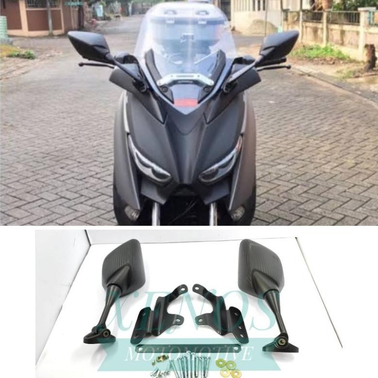 Jual SPION R25 PENDEK PLUS SERPO/BREKET SPION YAMAHA XMAX 250 PLUG AND ...