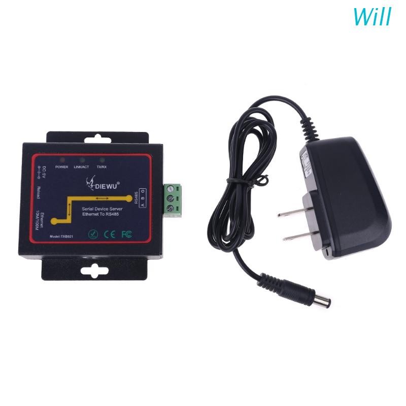 Jual Akankah server serial RJ45 ke RS485 LAN Ethernet Converter Module ...