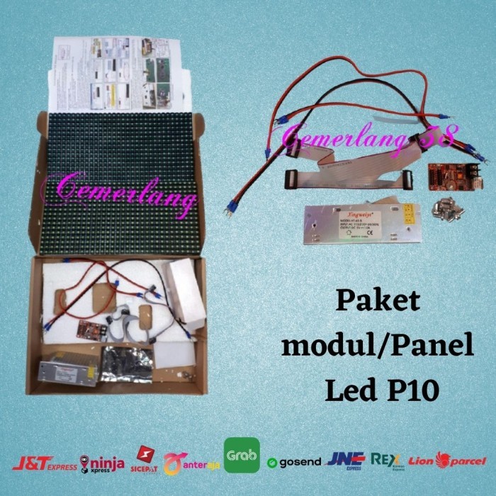 Jual Langsung Co Bossku Paket Module / Modul / Panel Led P10 Running ...