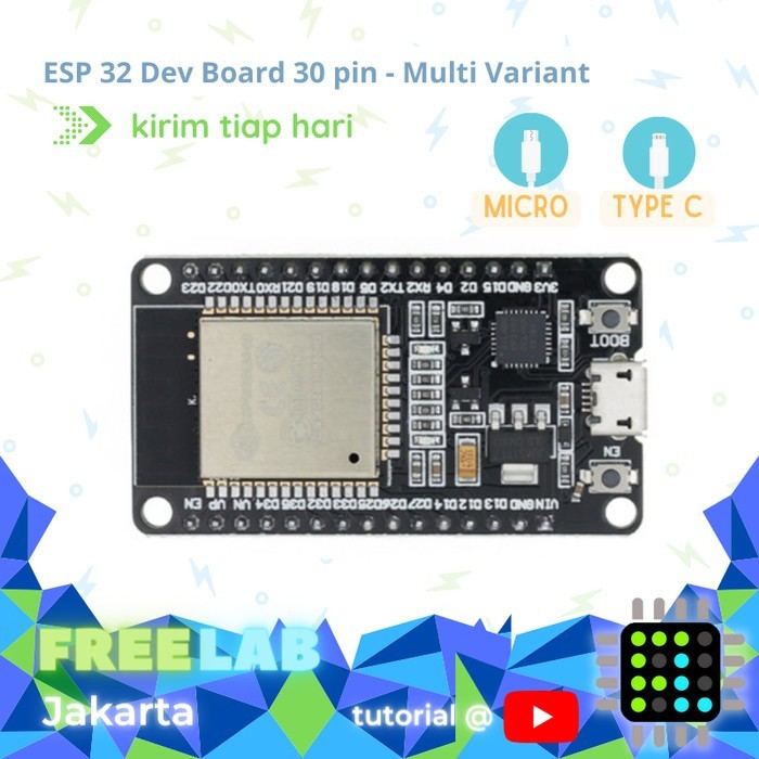 Jual ESP32 WROOM ESP 32 WiFi BLE DOIT V1 Dev Board Ardu VSCode Garansi 24h | Shopee Indonesia