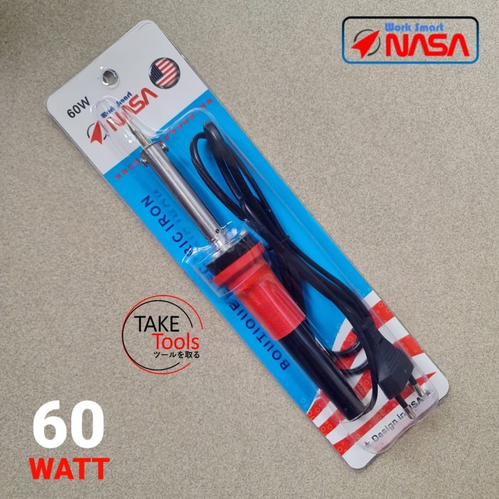 Jual SOLDER NASA 60 WATT KARET MERAH | Shopee Indonesia