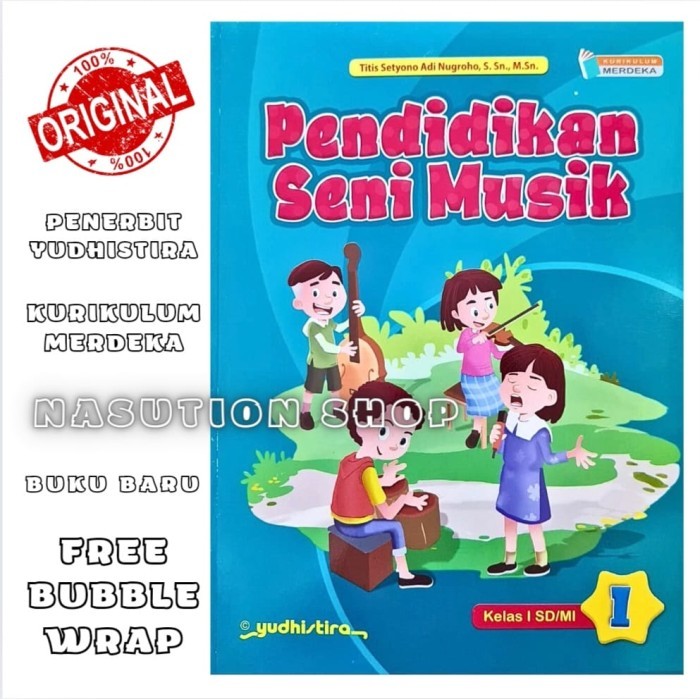Jual Sale Buku Pendidikan Seni Musik Kelas 1 2 3 4 5 6 Sd Yudhistira Merdeka Ori | Shopee Indonesia