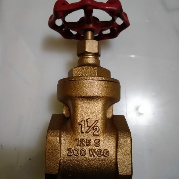 Jual Gate Valve Toyo Kuningan Drat 125 Class 1 1/2 Setengah inch 40mm ...