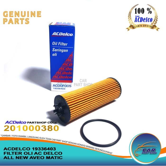 Jual Filter Oli Ac Delco All New Aveo Matic (Ori By Gm Ac Delco ...