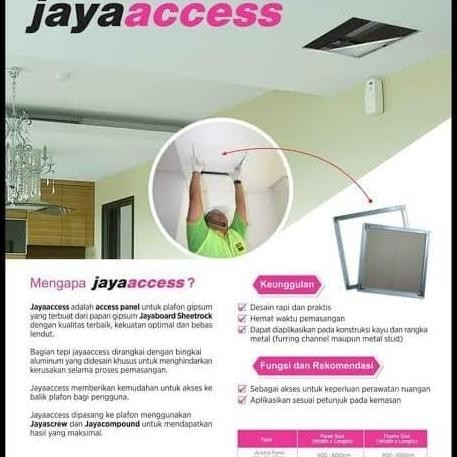 Jual Manhole / Jaya Access 600X600 Mm Jayaboard - Access Panel Plafon ...