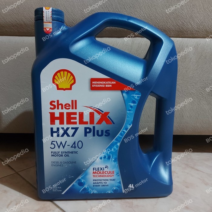 Jual Oli Shell Helix Hx7 5W-40 Full Synthetic 4L. Barcode Tembus Jamin ...