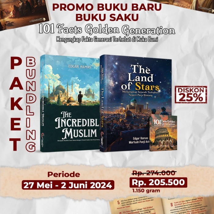 Jual Paket Buku Saku 101 Facts Golden Generation The Incredible Muslim ...