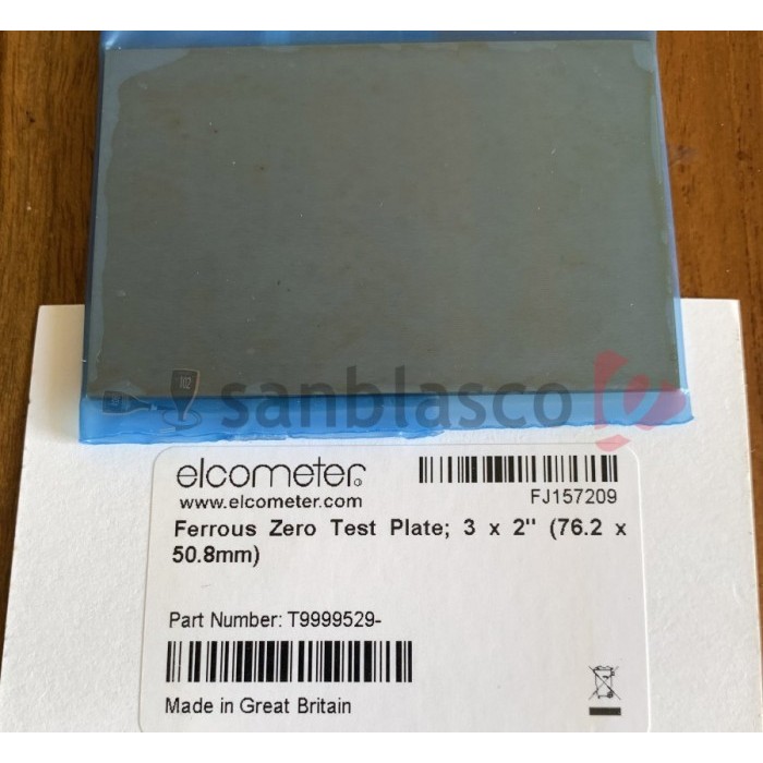 Jual Elcometer Zero Test Plate Ferrous/Non Ferrous 3X2" Harga Promo ...