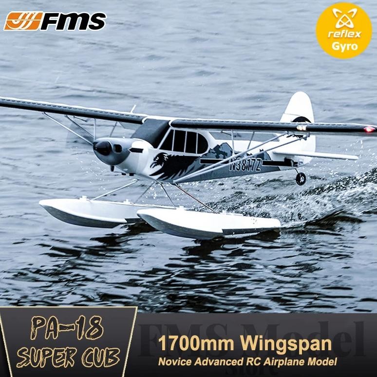 Jual FMS 1700MM PA-18 RC AIRPLANE MODEL PNP J3 PIPER SUPER CUB 4S 5CH ...