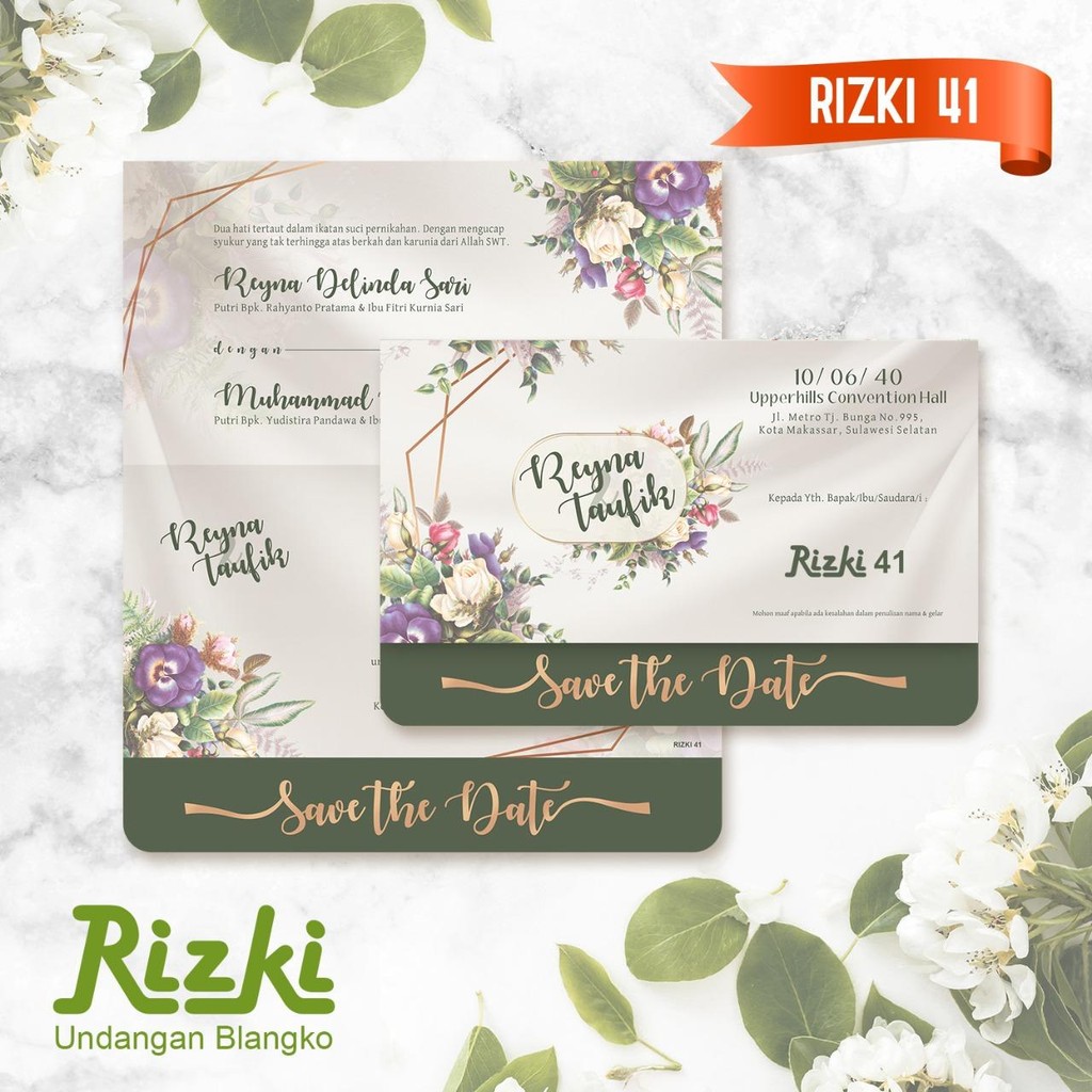 Jual Blangko Undangan merk RIZKI 41 FREE Katalog dan File Setting ...
