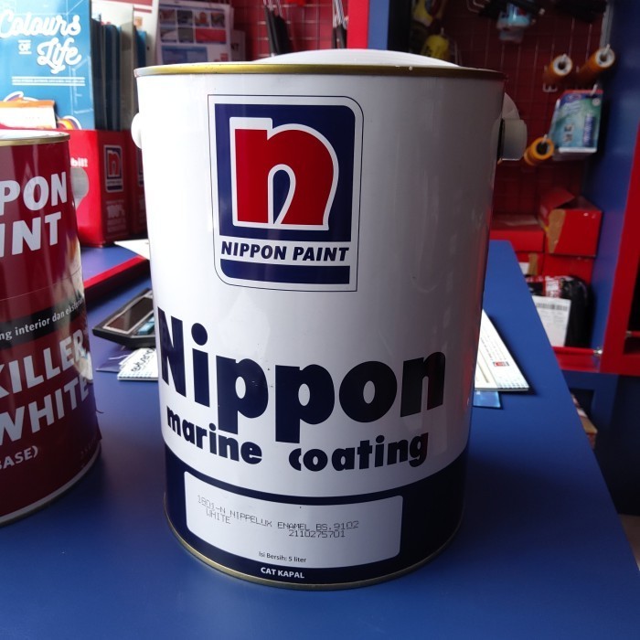 Jual Cat Kapal Nippon Primer Nippelux Enamel Marine Coating Red Oxide | Shopee Indonesia