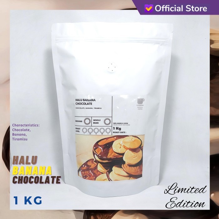 Jual [Medium Dark] Kopi Arabika Halu Banana Chocolate 1 Kilogram (Kg ...