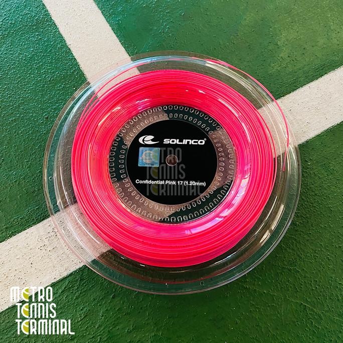 Jual Solinco Confidential Pink String Reel 200M ( Senar Raket Tenis ...
