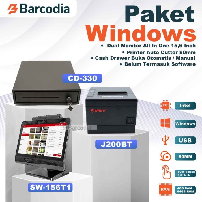Jual Termurah Paket Pos Komputer Kasir All In One Iware - Coffee Shop ...