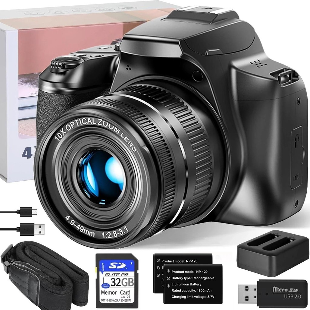 Jual 40x digital zoom cameras for photography 4k optical vlog camera ...