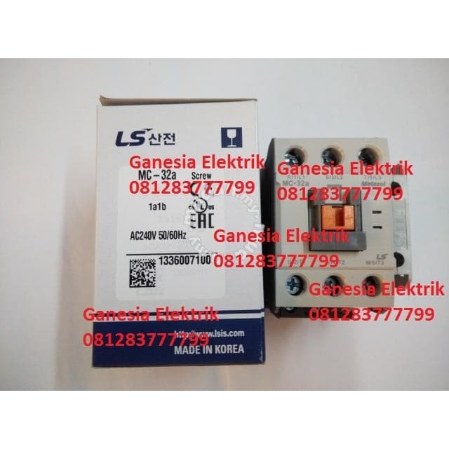 Jual Ls Metasol Kontaktor / Contactor Mc-32A 15Kw 3P 220Vac | Shopee Indonesia