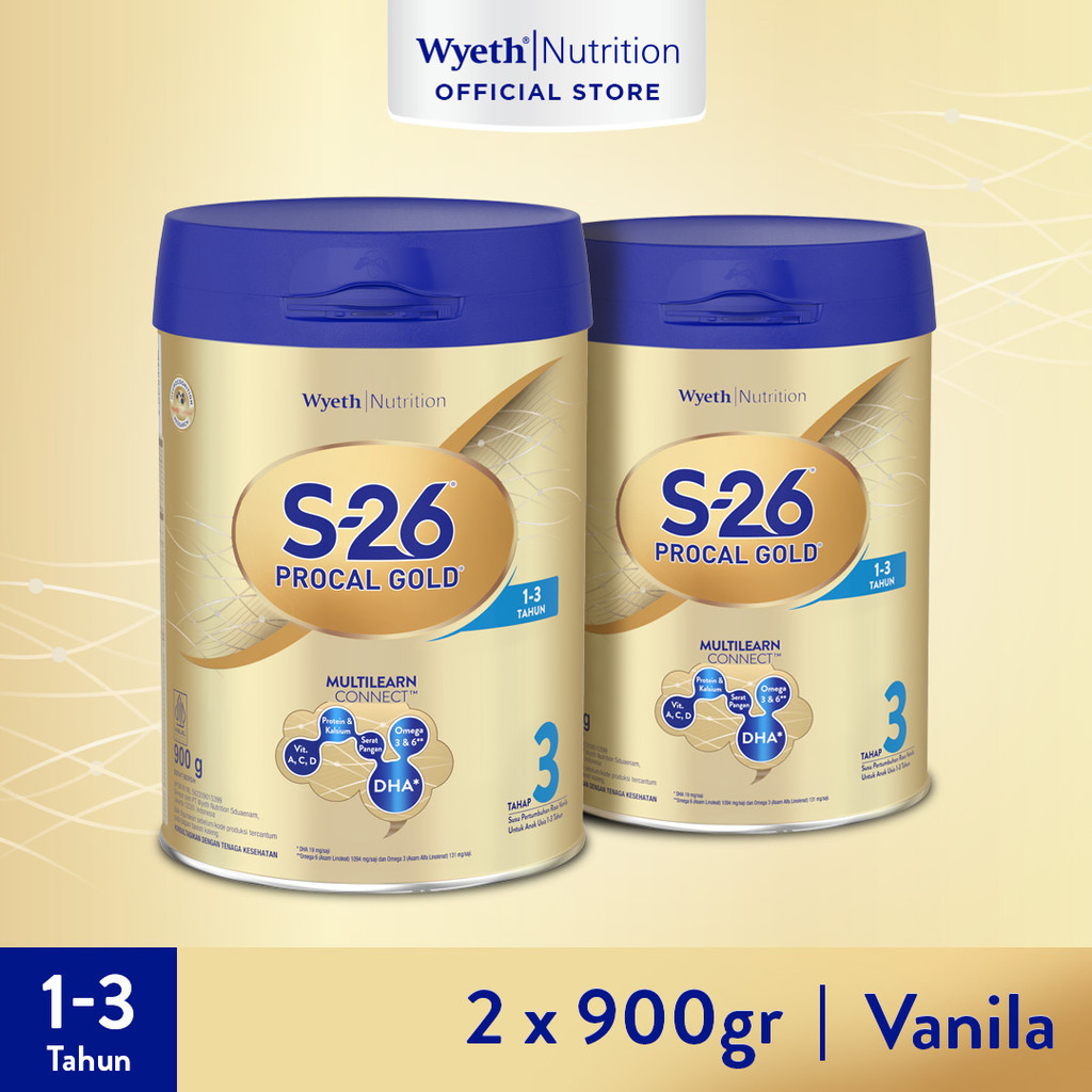 Jual S-26 Procal GOLD Tahap 3 Vanila Susu Pertumbuhan Anak Usia 1-3 ...