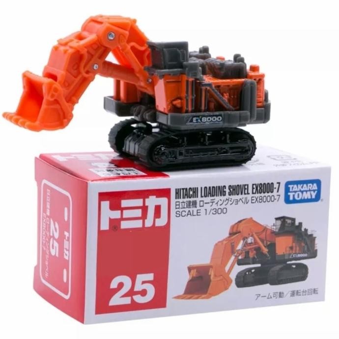 Jual Tomica Reguler 25 Hitachi Loading Shovel EX8000-8 Takara Tomy ...