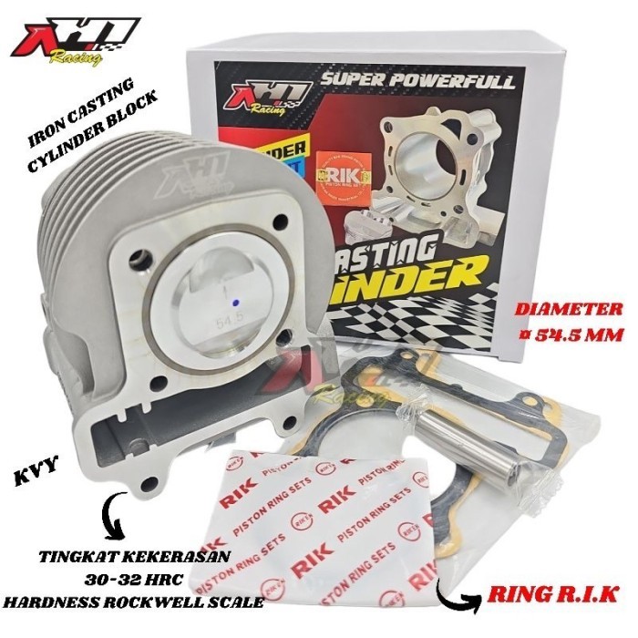 Jual Boring Block Blok Seher Bore Up Beat Scoopy Vario 110 Spacy Karbu 54.5 | Shopee Indonesia