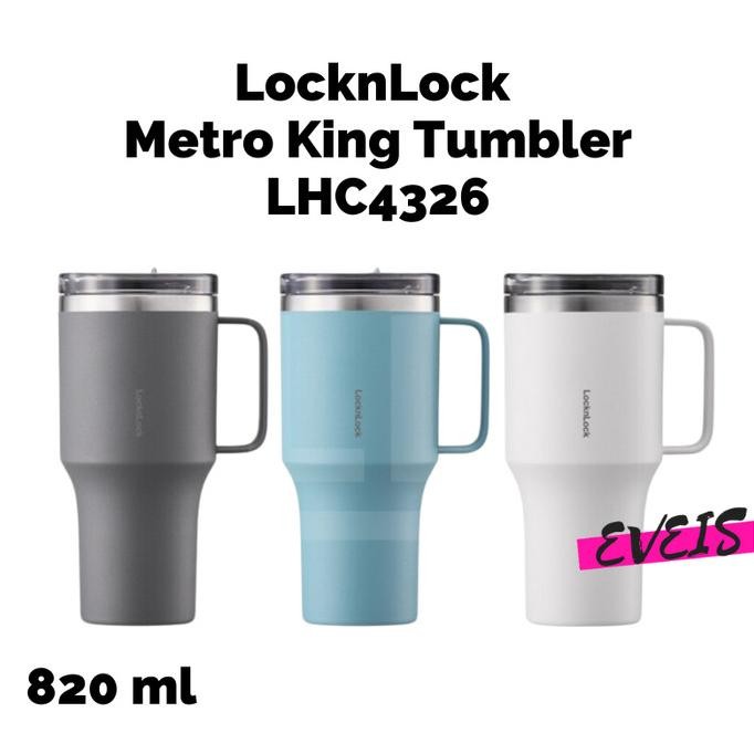 Jual LocknLock Metro King Tumbler 820ml - LHC4326 - Termos Air Minum Panas dan Dingin | Shopee ...