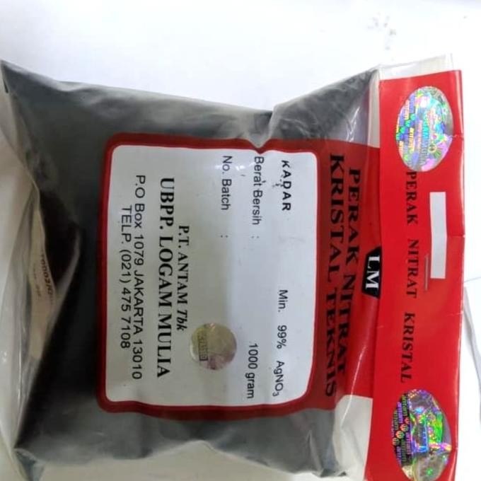 Jual Silver Nitrate / Perak Nitrat 99% Teknis 10G Original Dan ...