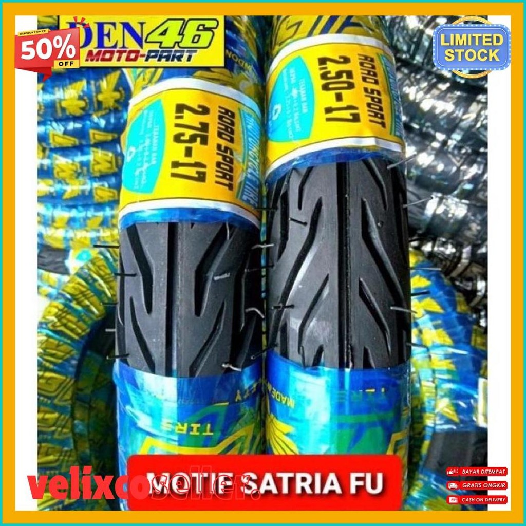 Jual Ban Motor Bebek 1 Set ( Sepasang Depan Belakang ) Ukuran 2.50 & 2. ...