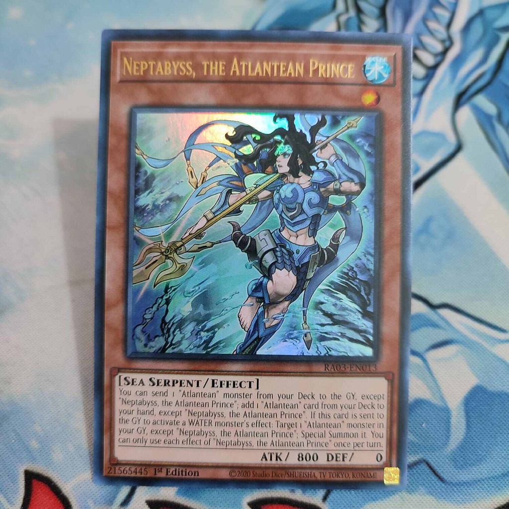 Jual yugioh neptabyss the atlantean prince RA03 ultra rare original ...