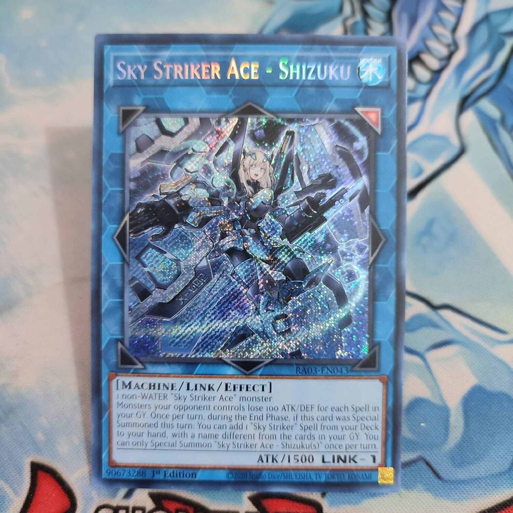 Jual yugioh sky striker ace shizuku RA03 secret rare original | Shopee Indonesia