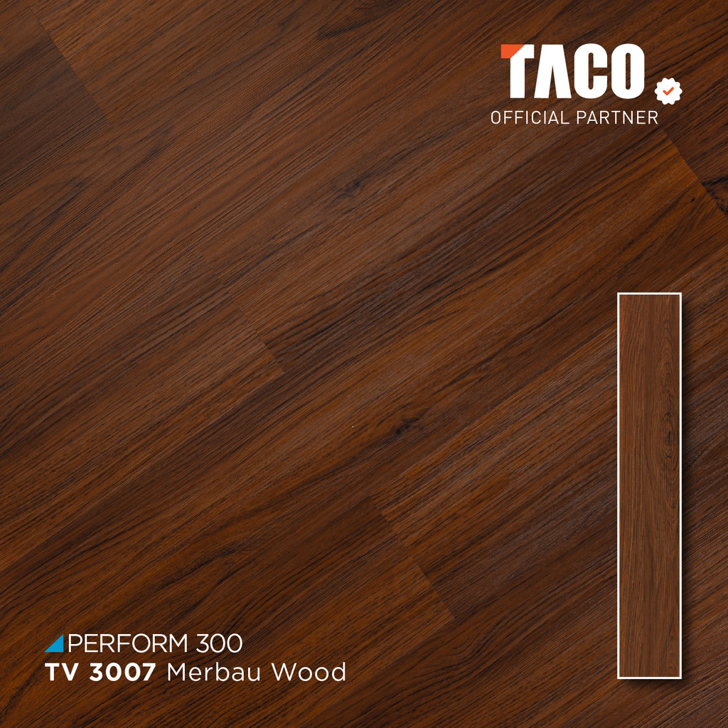 Jual TACO Lantai Vinyl 3mm Motif Kayu per 1 box (Isi 24 lembar / 3,34 ...