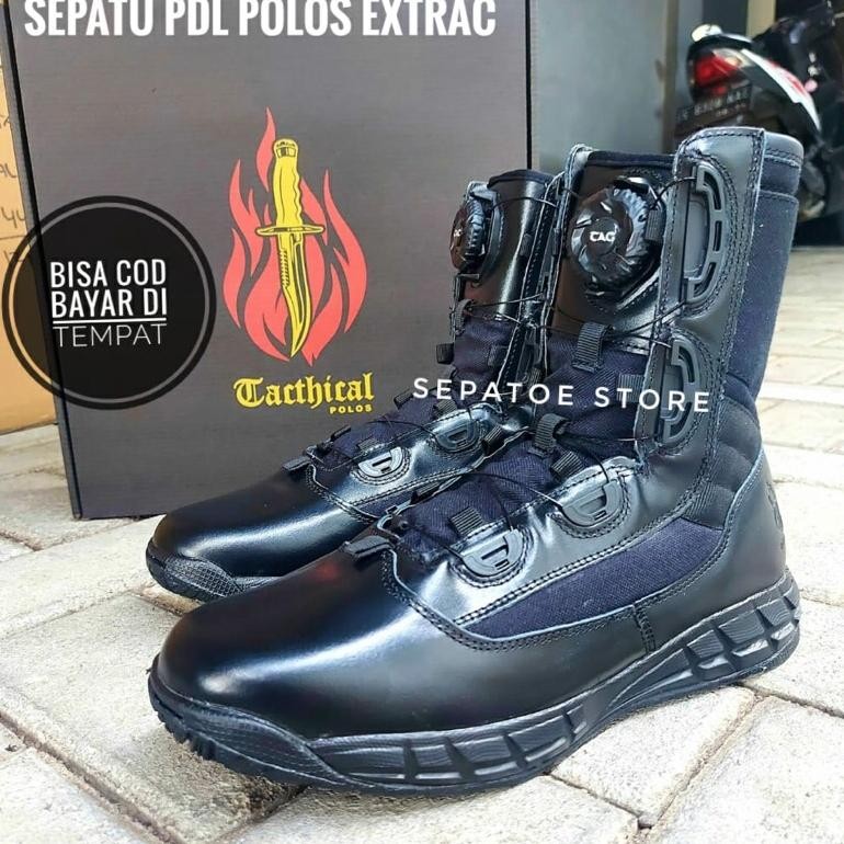 Jual Sepatu Polisi Pdl Pdh Satpam Satpol Pp Tni Polri Tali Putar ...