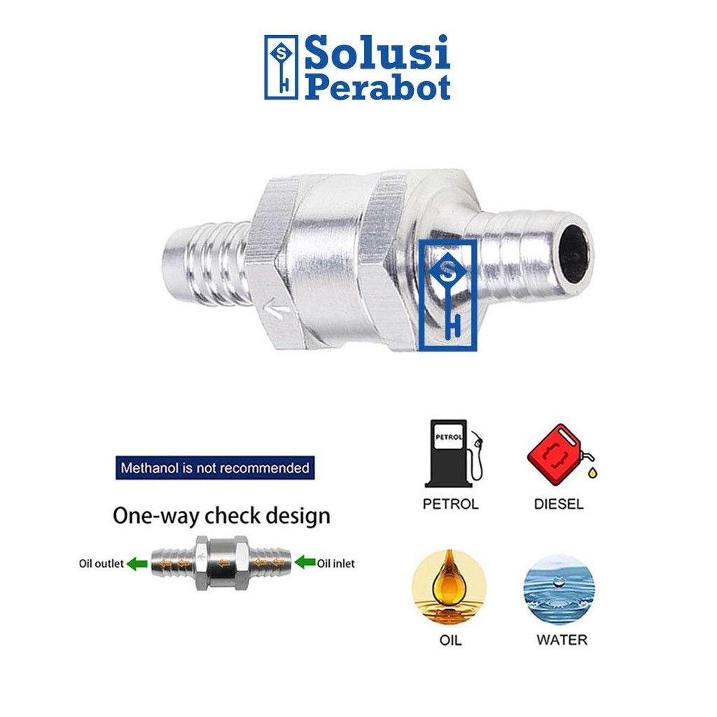 Jual Katup Satu Arah Bahan Bakar 6-12mm AH94 SP / Valve Check One Way ...