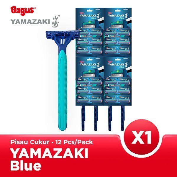 Jual Bagus Yamazaki Blue 12 Pcs/Pack - Pisau Cukur Renceng Stainless ...