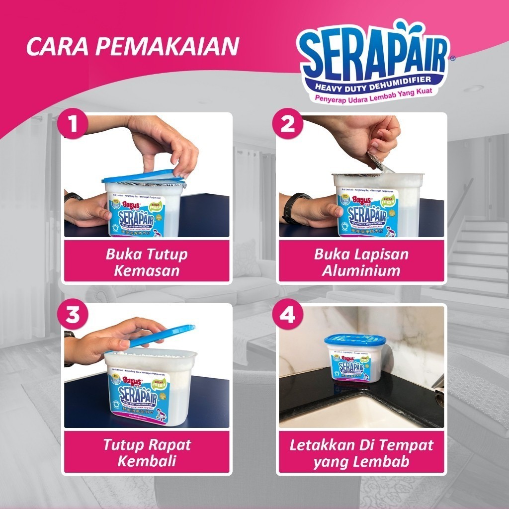 Jual Bagus Serap Air Square Box Daya Serap 700 ml - Serap Lembab ...