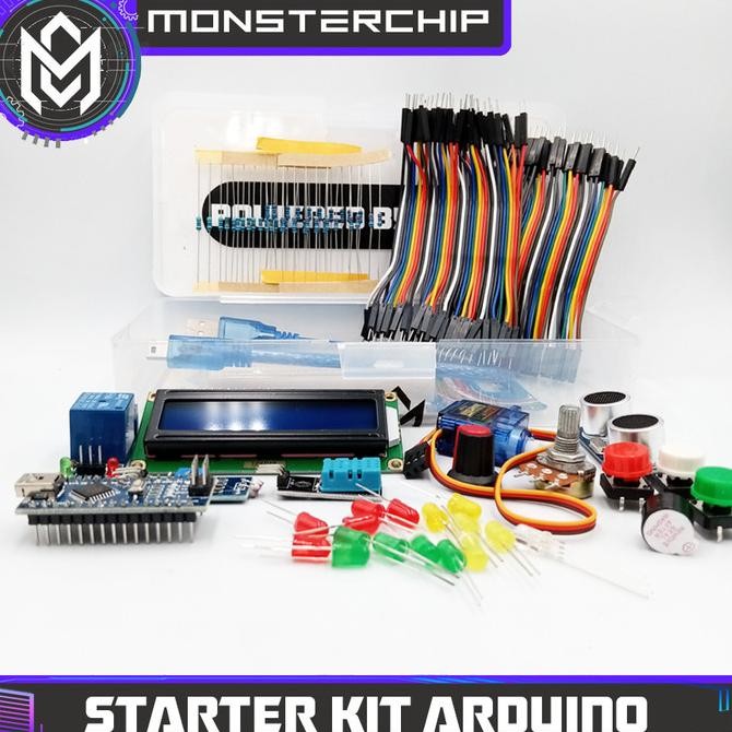 Jual STARTER KIT ARDUINO KIT STARTER PAKET LENGKAP TRAINER PEMBELAJARAN ...