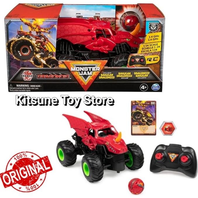 Jual Monster Jam Bakungan Dragonoid RC Skala 1 : 24 - Mainan Mobil ...