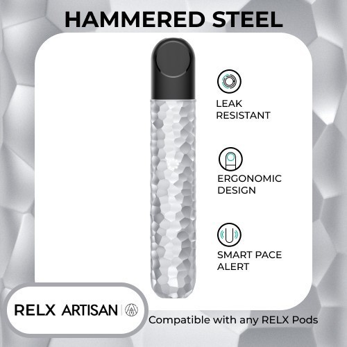 Jual RELX Artisan Device - Hammered Steel | Shopee Indonesia