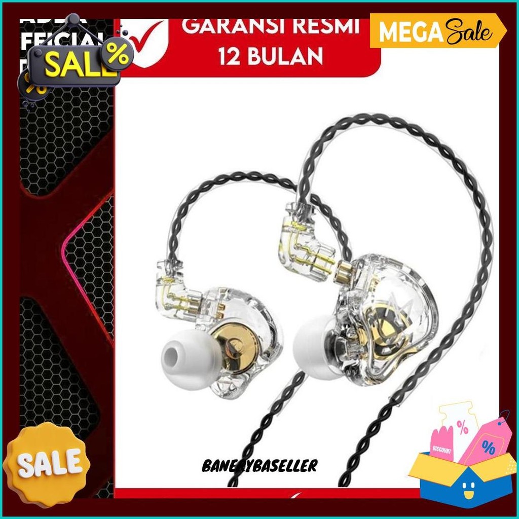 Jual Trn Mt1 Earphone With Mic Headset Alt Kz Edx Pro Kz Az09 Cca Nra ...