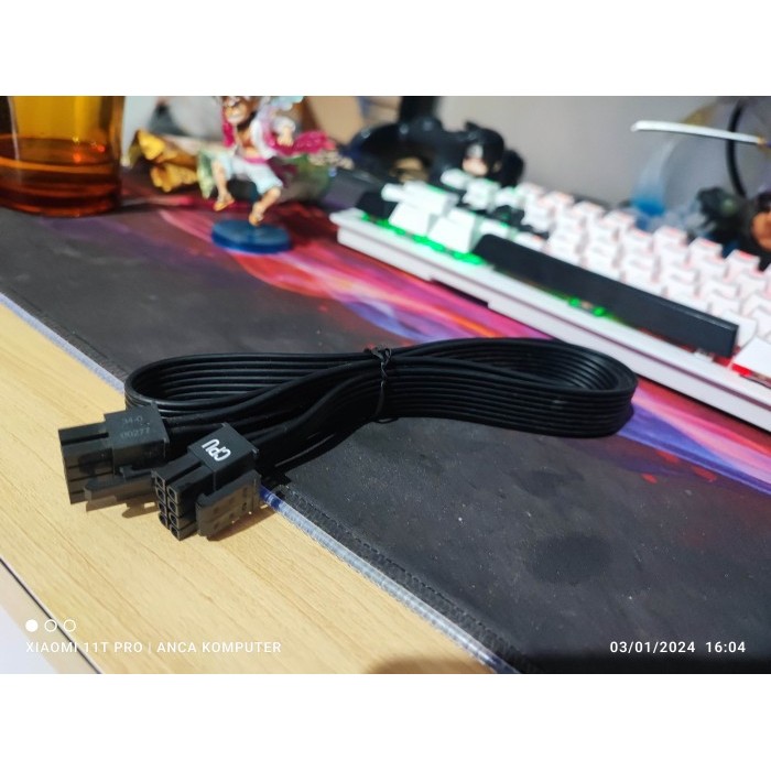 Jual kabel modular 8 pin psu ke cpu 8 (4+4) corsair RESTOCK! | Shopee ...