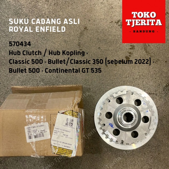 Jual Hub Clutch Kopling 570434 Bullet Classic 350 500 Continental GT ...