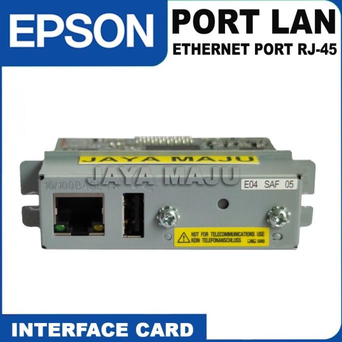 Jual PORT LAN/ETHERNET /RJ45 INTERFACE PRINTER EPSON TM-U220-TM T82 ...