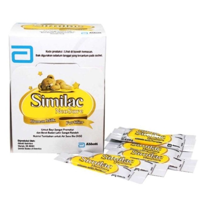 Jual Similac Neosure HMF (Human Milk Fortifier) @ 0,9g - 50 pcs/box ...
