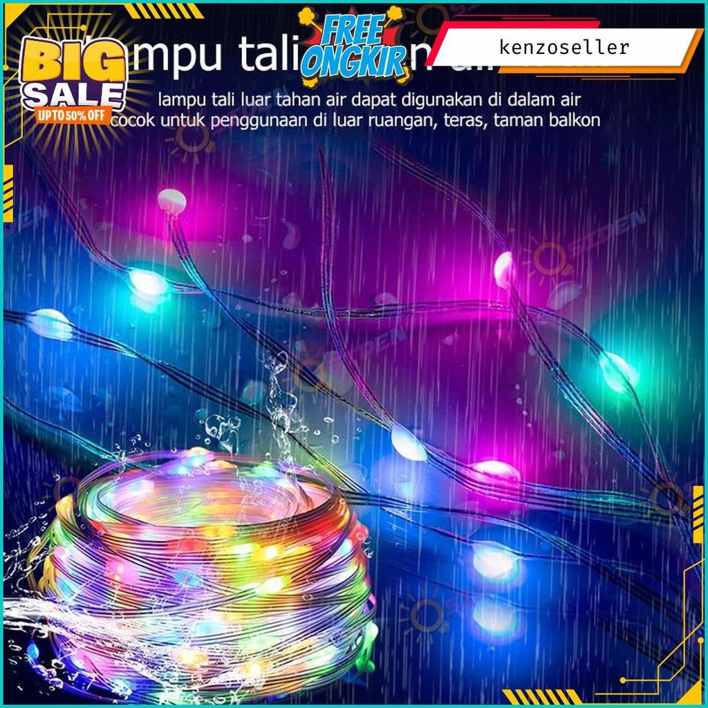 Jual Osiden Lampu Warna Warni Sinkronisasi Musik Lampu Hias 5/10/15/20M ...