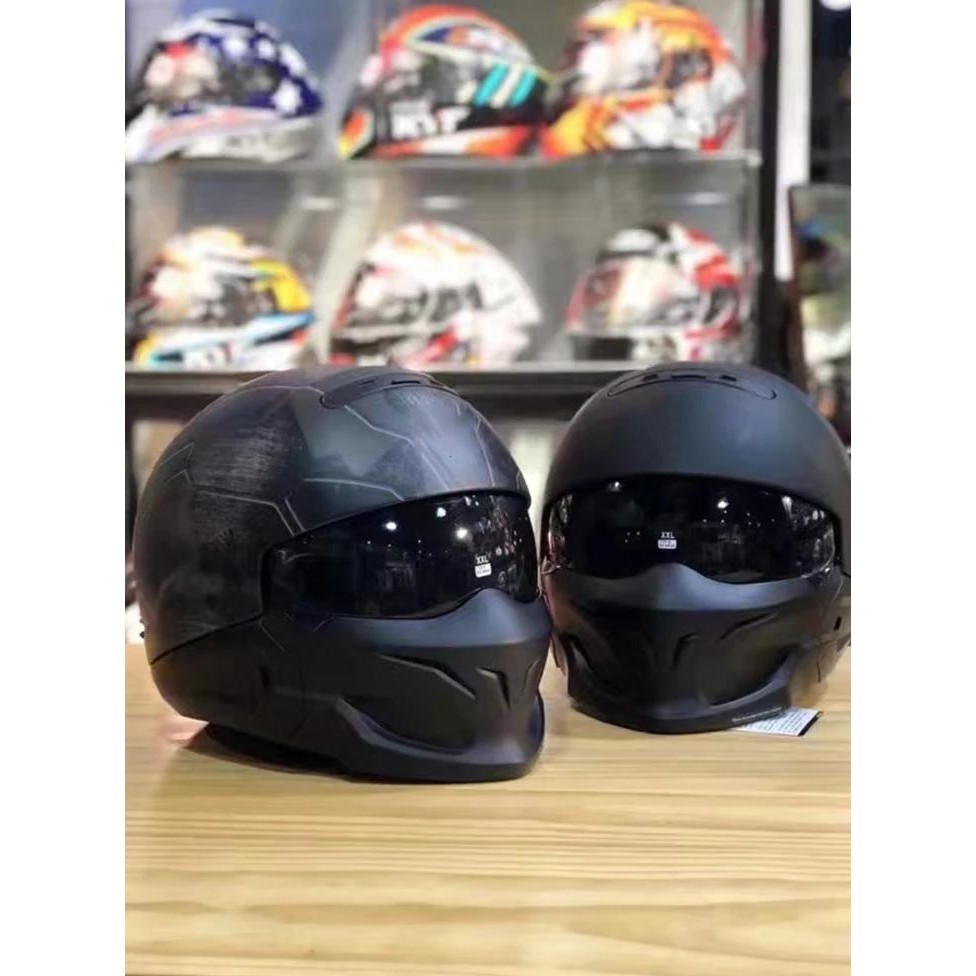 Jual modular retro helmet motorcycle scorpion helmet combination helmet ...
