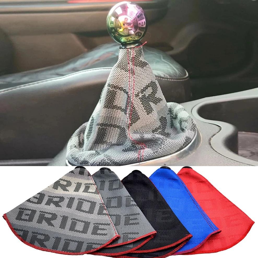 Jual jdm bride canvas high quality hyper fabric gear shift knob boot ...