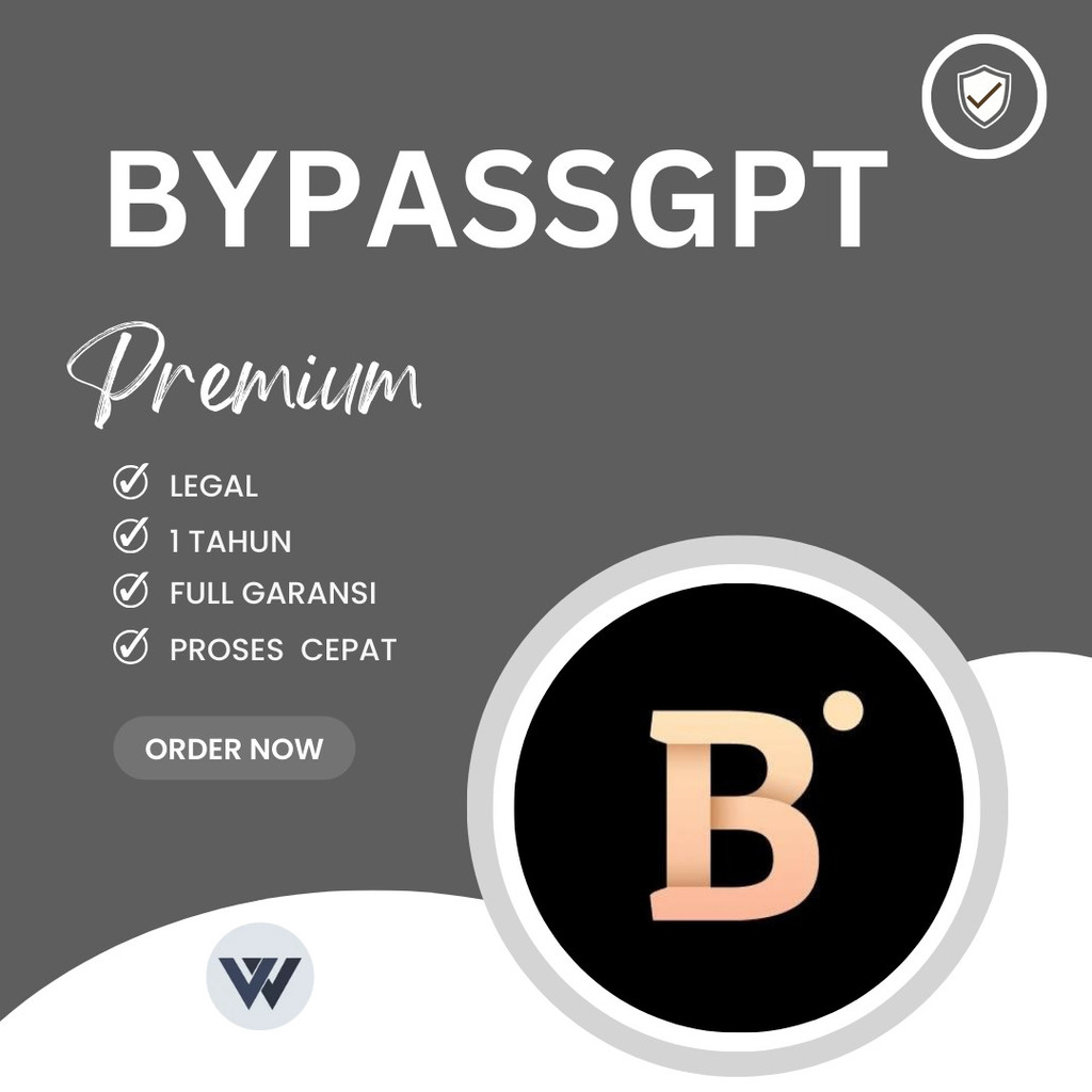 Jual BypassGPT Premium 1 Tahun Full Garansi (Proses Tercepat Buka 24 Jam) | Shopee Indonesia