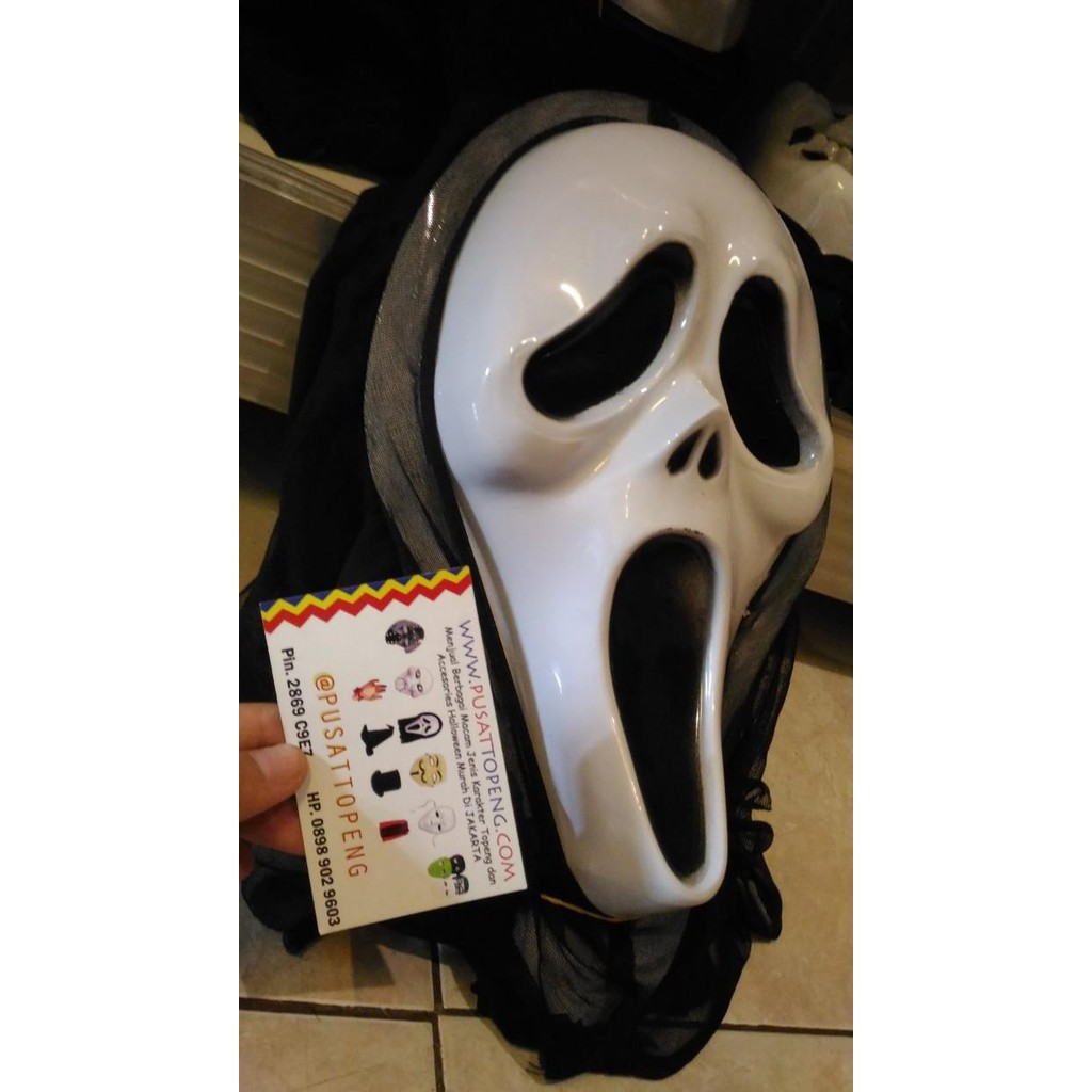 Jual Topeng Scream Topeng Urbex Topeng Hantu Topeng Halloween | Shopee ...