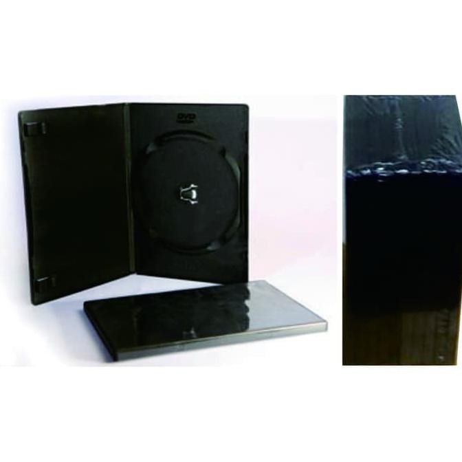 Jual TERSEDIA GT PRO CASING DVD SLIM SINGLE PLASTIK HITAM 9 MM ISI 25 ...