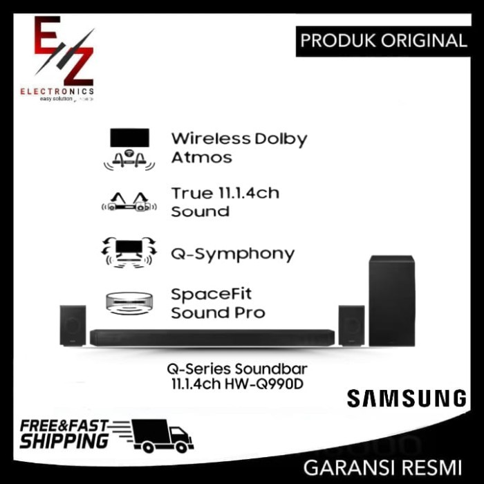 Jual SAMSUNG SOUNDBAR HW-Q990D SOUNDBAR 11.1.4 CH DOLBY ATMOS Q990D HW ...